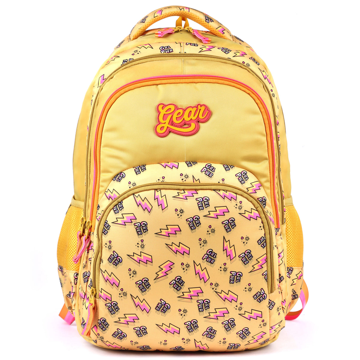 Gear Frosted 40 L School/College Backpack (Yelow -Pink) – Gear Bags ...